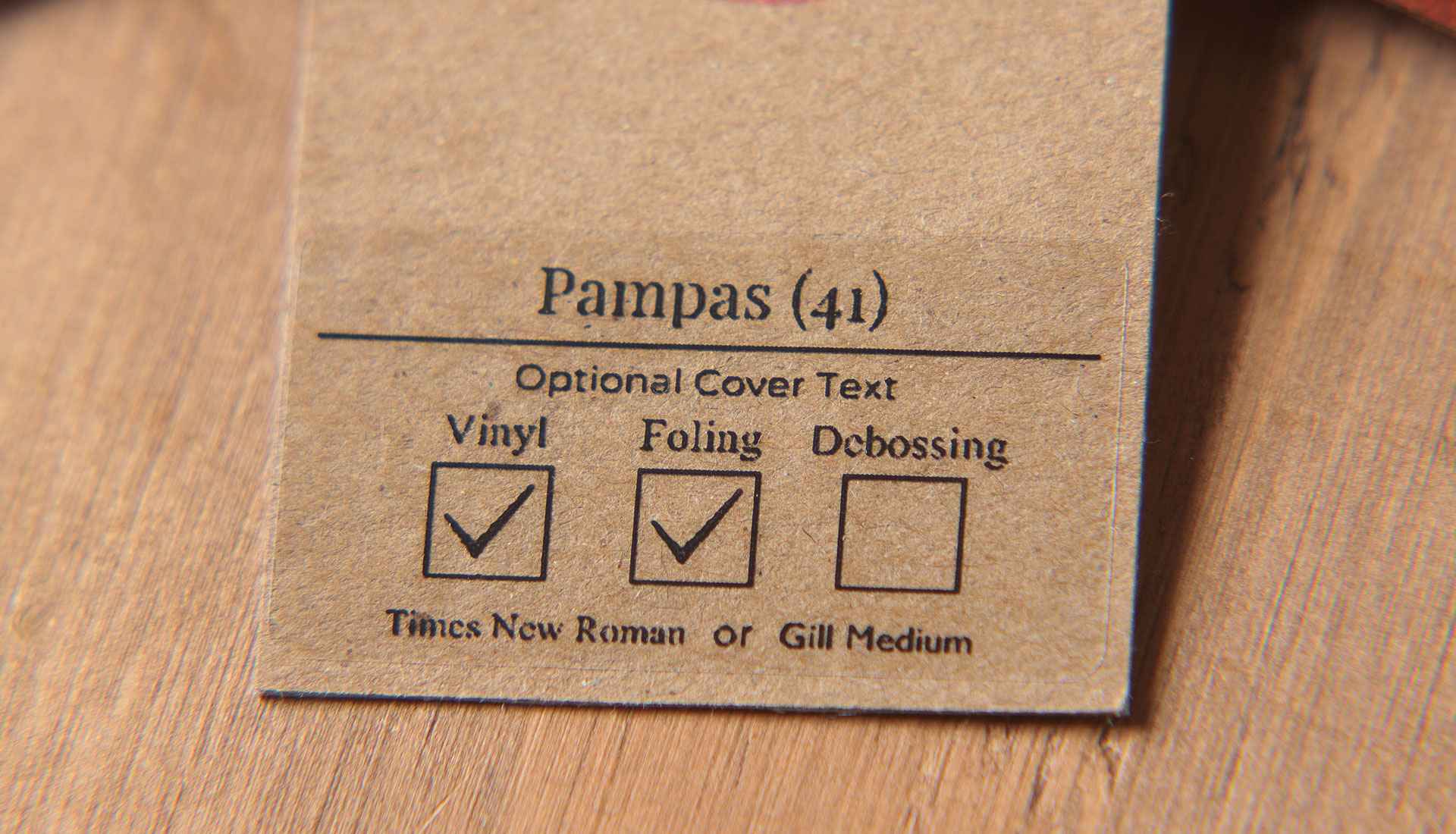 Material Samples - C41s Blog